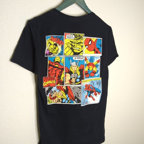 Marvel | Shirts | Old School Marvel Comics Panel Tee | Poshmark